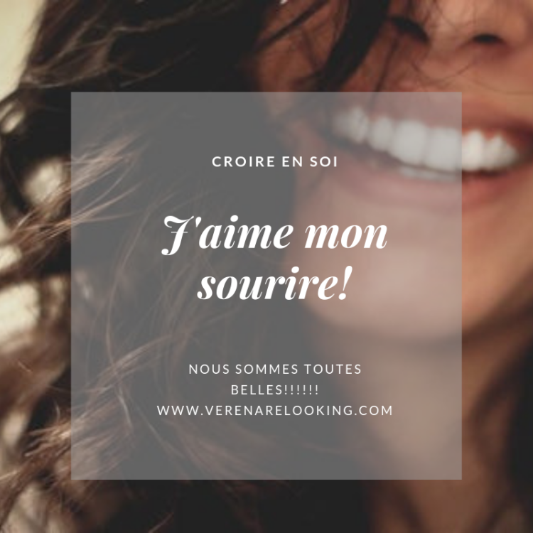 J’aime mon sourire